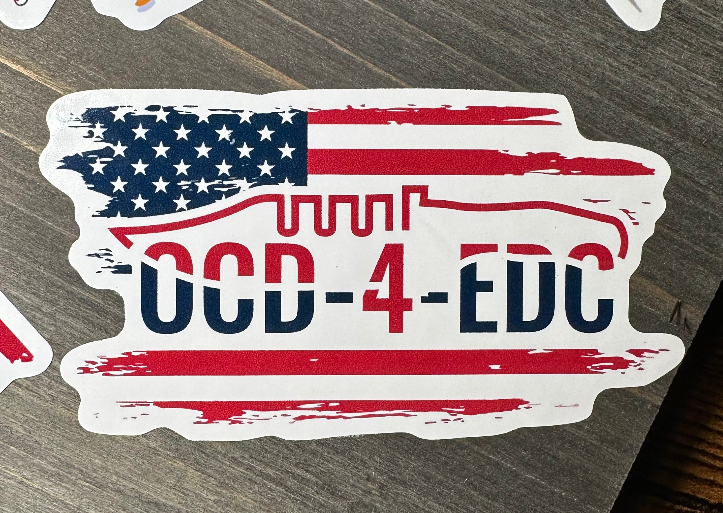 Rough Flag Sticker – OCD4EDC